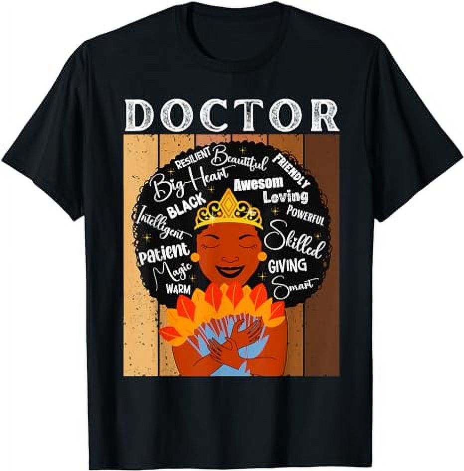 Black Doctor Queen Black History Month Melanin Women T-Shirt - Walmart.com