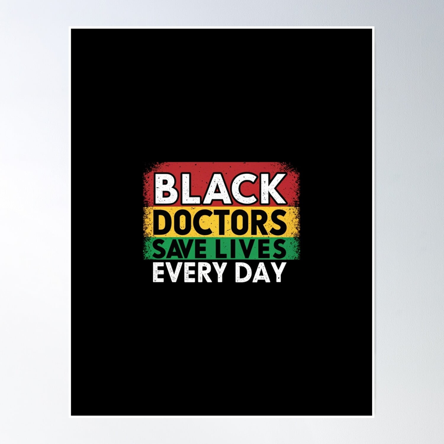 Black Doctors Save Lives Poster Wall Art, Modern Wall Decor, 16x24 ...