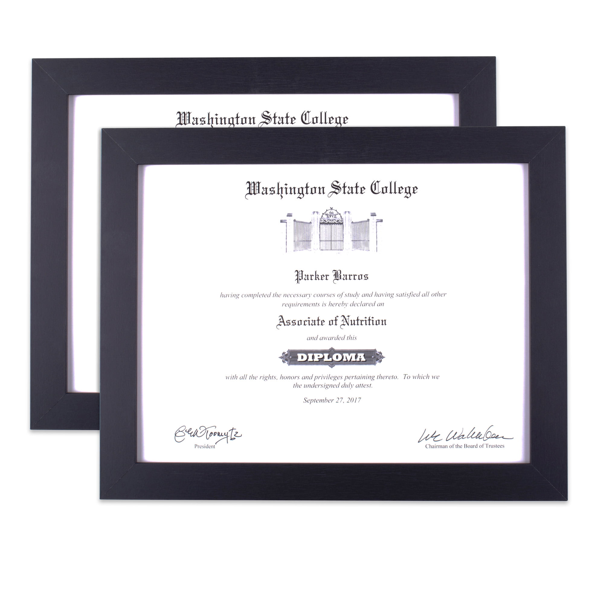 Black Document Frame (Set of 2) - Walmart.com