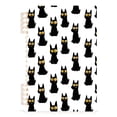 Black Dog Texture Design A5 Notebook Refillable 60 Sheets Detachable ...