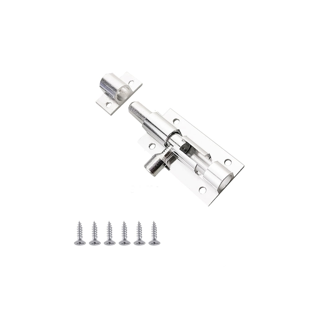 Black Door Lock Barrel Aluminum Alloy Door Lock Latch for Home Hardware ...