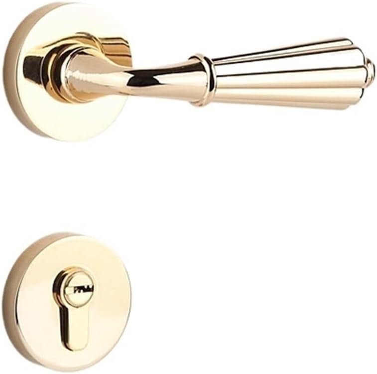 Black Door Lock Simple American Style Indoor Bronze Door Lock European ...