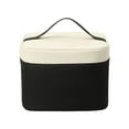 Black Dopamine Square Lunch Bag Color Block Fashion Insulated Cooler ...