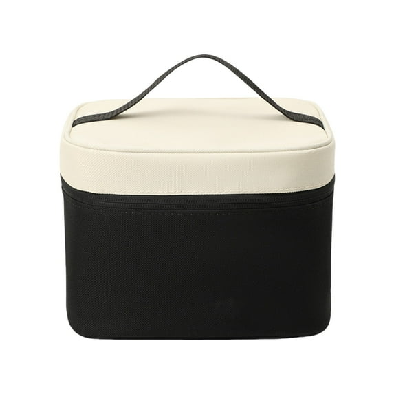 Black Dopamine Square Lunch Bag Color Block Fashion Insulated Cooler ...