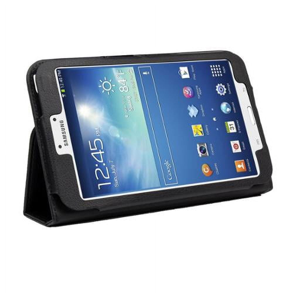 Black Double-Fold Folio Case for Samsung Galaxy Tab 3 8.0" Tablet ...