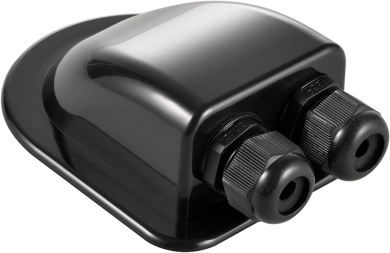 Black Double Solar Cable Entry Housing Gland for Solar Panel in RV ...