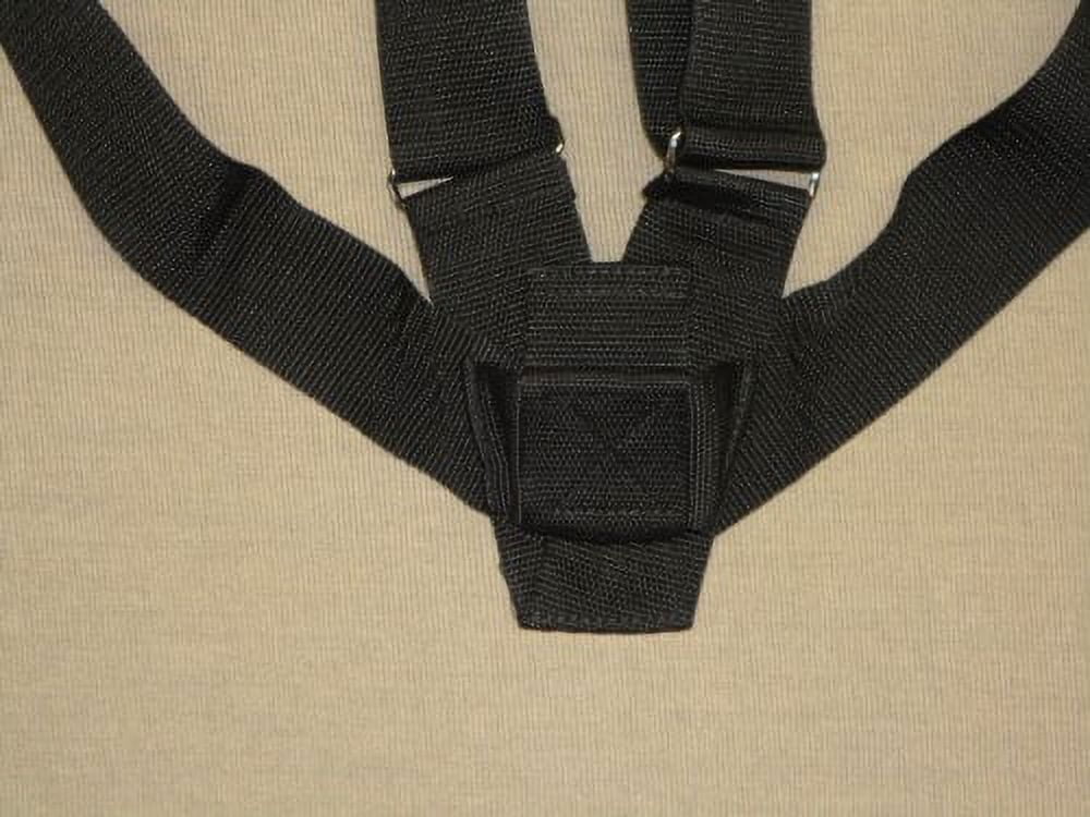 Black Double Web Sling Carrying Belt Color Guard Parade Flagpole Holder ...