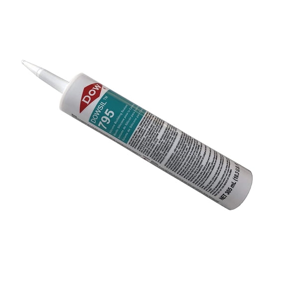 Black Dow Corning 795 Silicone Building Sealant - 12 Tubes (Case ...