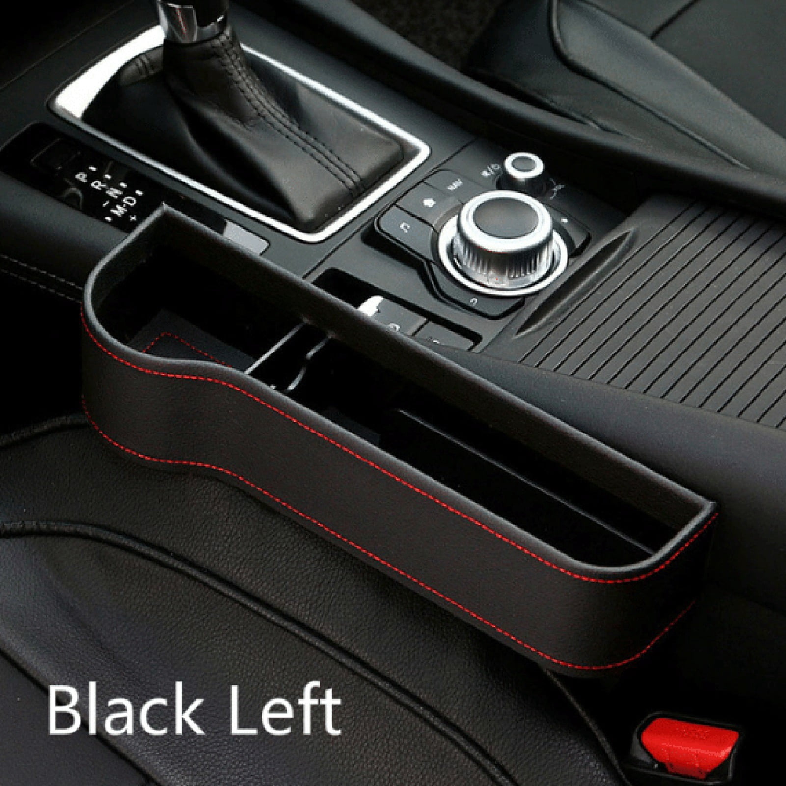 [Black-Driver (Left)] Car Seat Storage Box Multifunctional Seam Seam ...