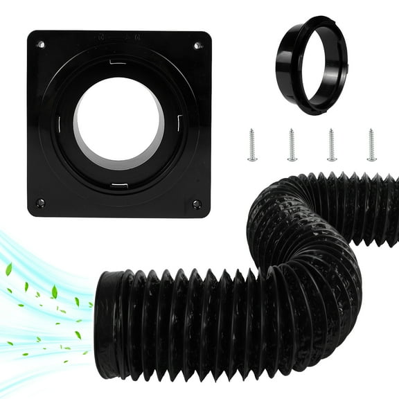 Dryer Vent Connector Kit, Dryer Vent Wall Plate with Quick Connect ...