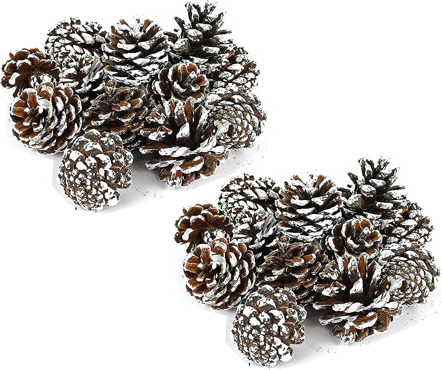 Black Duck Brand Assorted Pinecone Christmas Table Scatter! Glitter ...