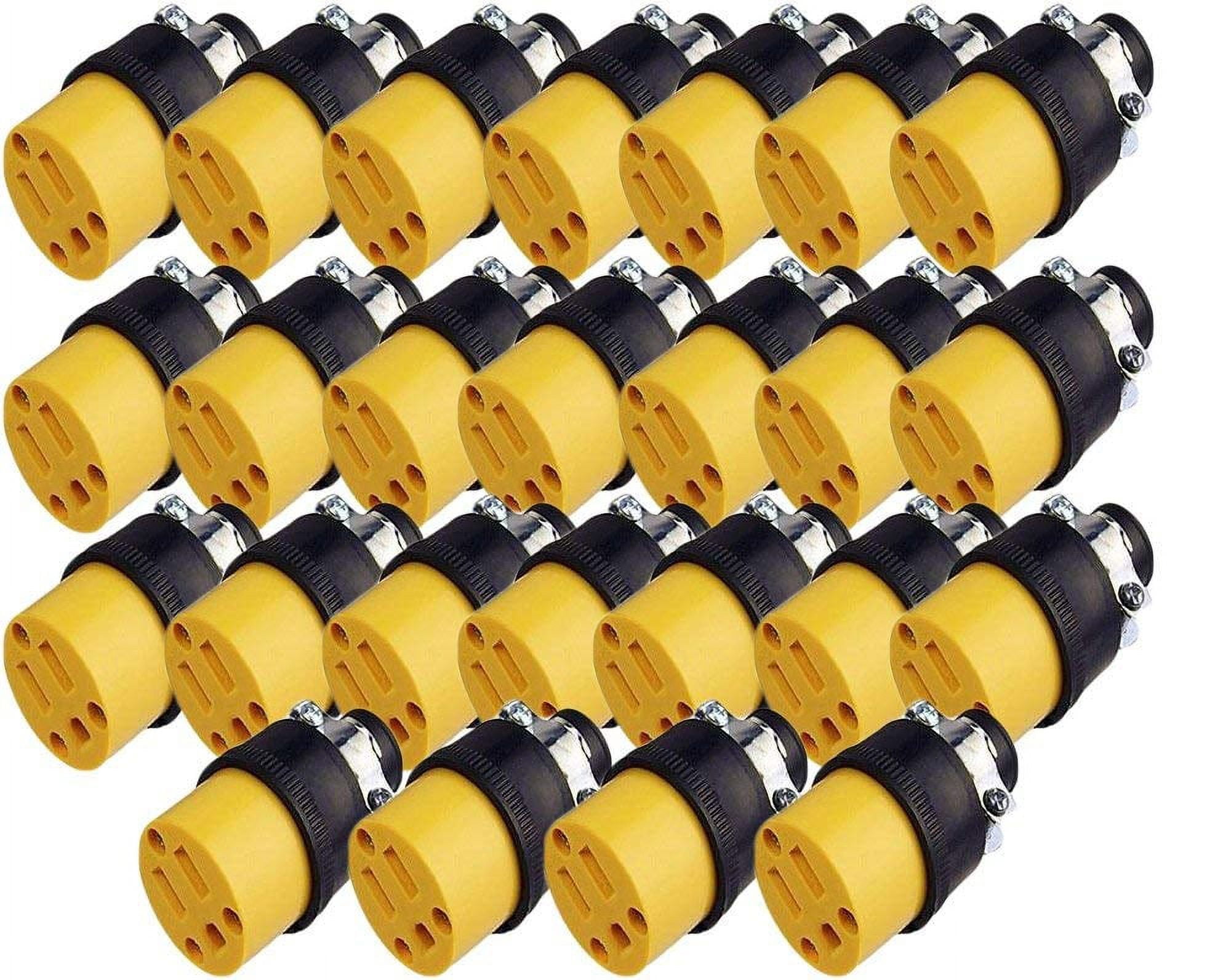 Black Duck Brand Female Extension Cord Replacement Electrical Plug Ends ...