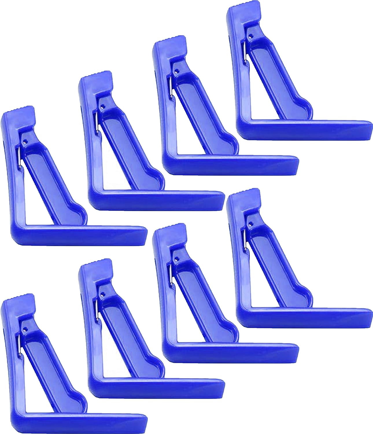 Black Duck Brand Plastic Tablecloth Clamp Holders - Spring-Loaded Clips ...