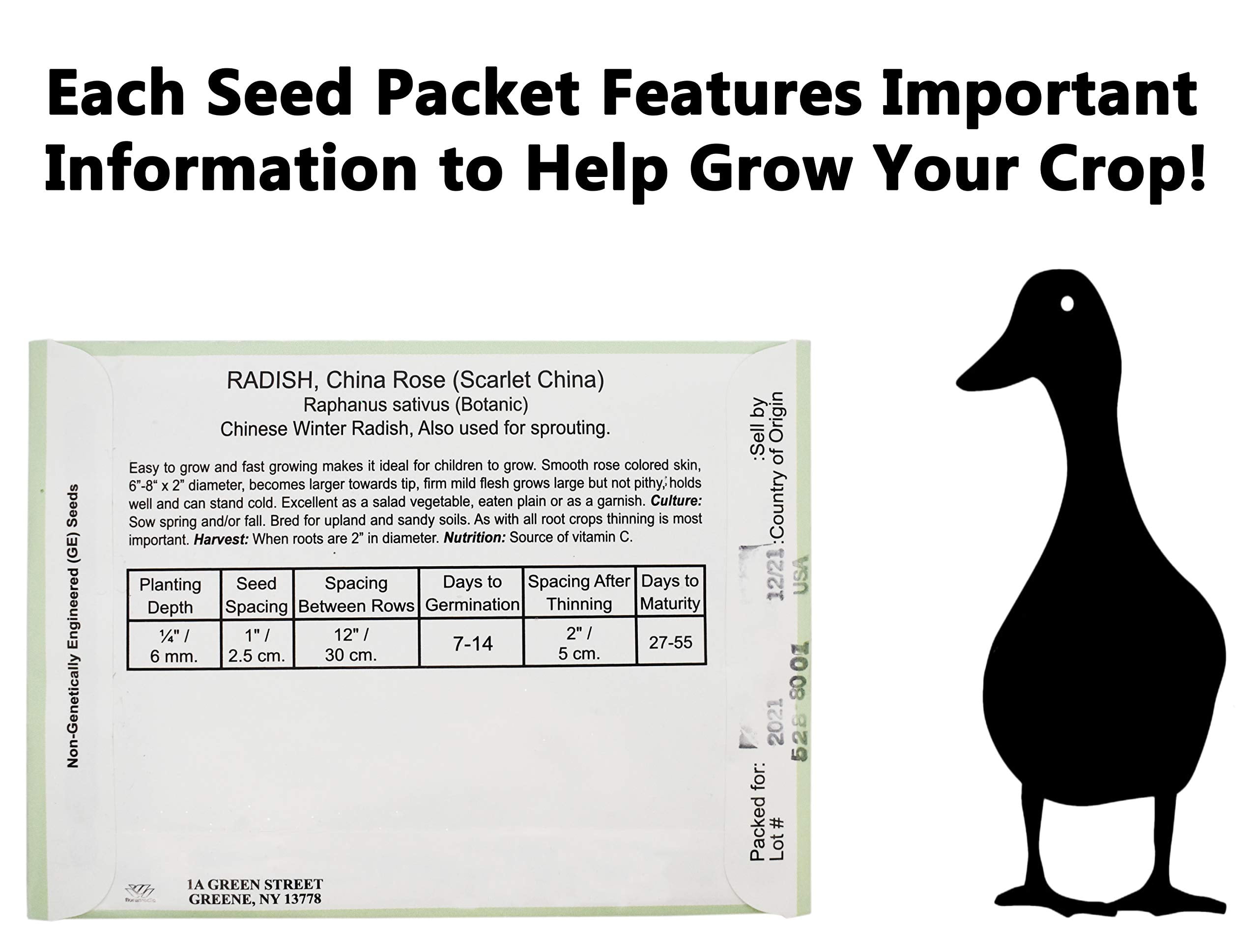 Black Duck Brand Set of 43 Vegetable H2FSDand Herb Seeds - Semi ...