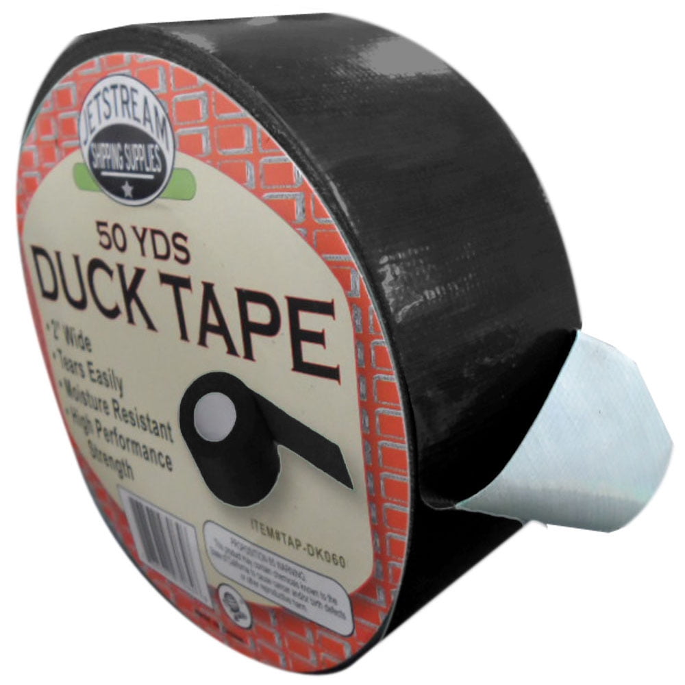 Black Duct Tape - 2 Inch x 180 Feet - TAP-97061-86 - Walmart.com