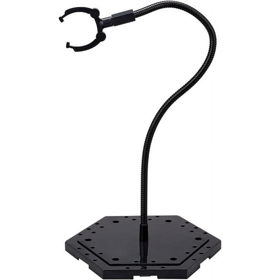Black Dynamic Action Figure Stand 25cm Long Black Figure Stand Action ...