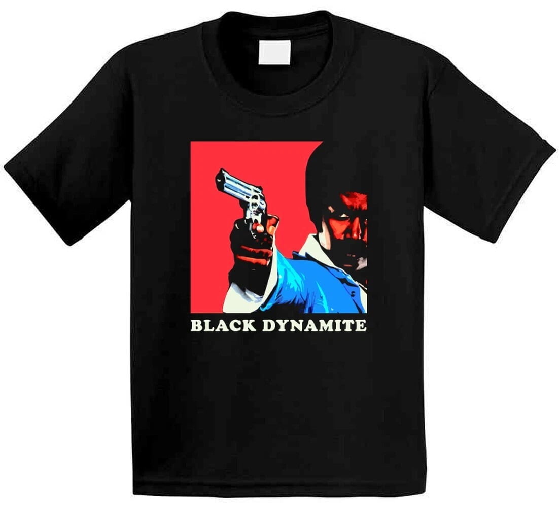 Black Dynamite Movie Black T Shirt - Walmart.com