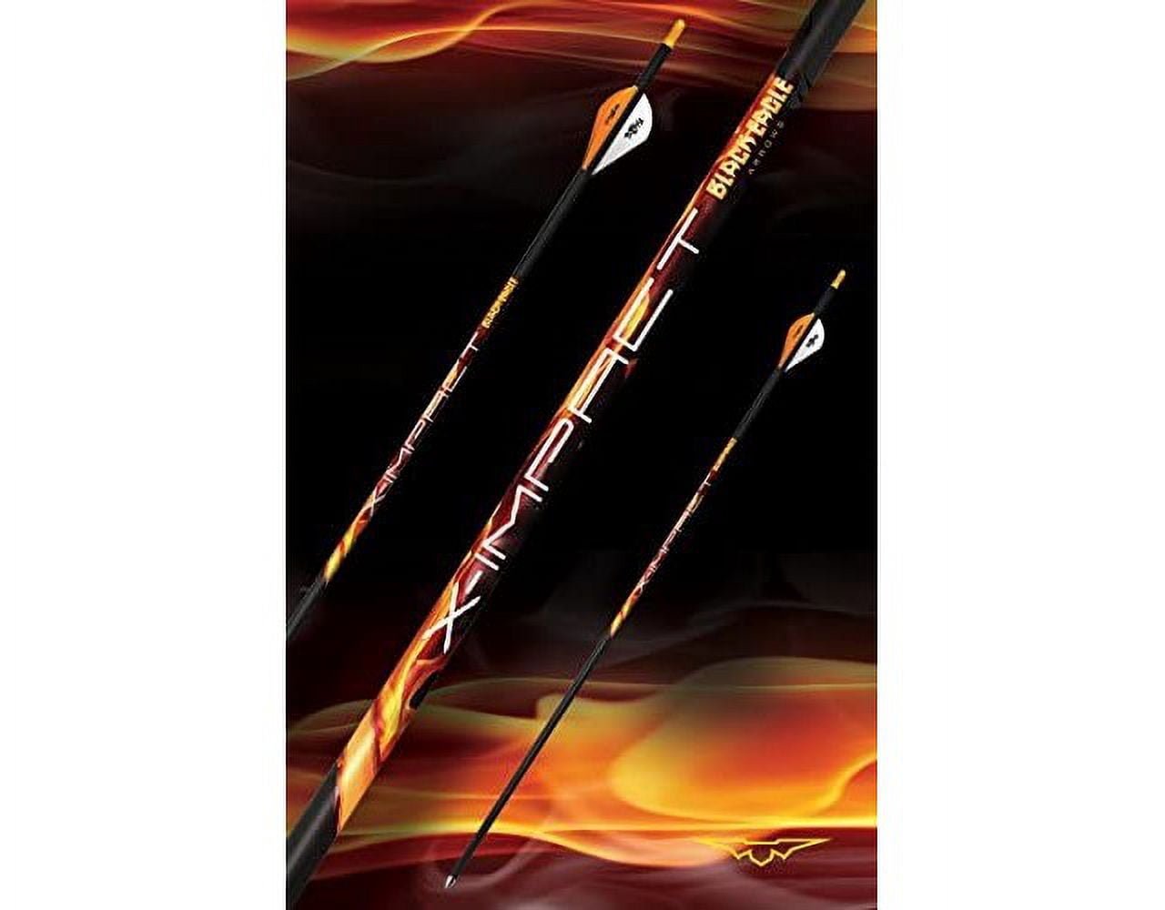 Black Eagle 193 X-Impact 0.001 300 Blazer Vanes 6pk Archery Arrows ...