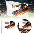 Black Eagle Football Pattern Deutschland Color Flag, Heavy Duty ...