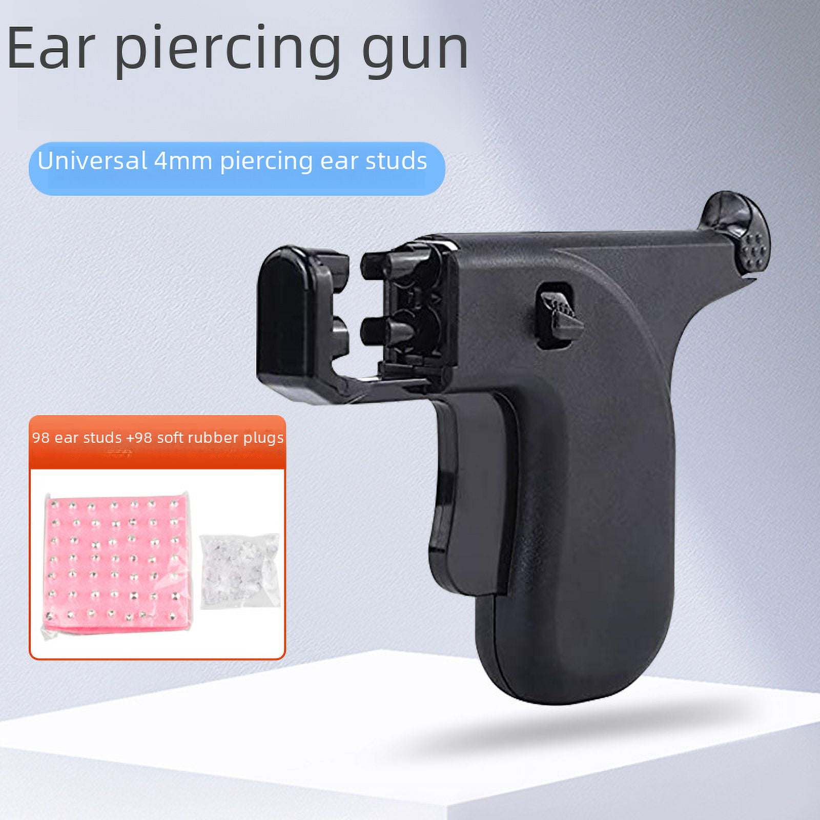 Black Ear Piercer set student ear nail gun ear hole gun set ear hole ...