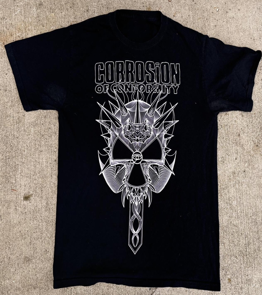 Black Early 2000s Corrosion of Conformity Band T Shirt Size S-5XL UR348 ...