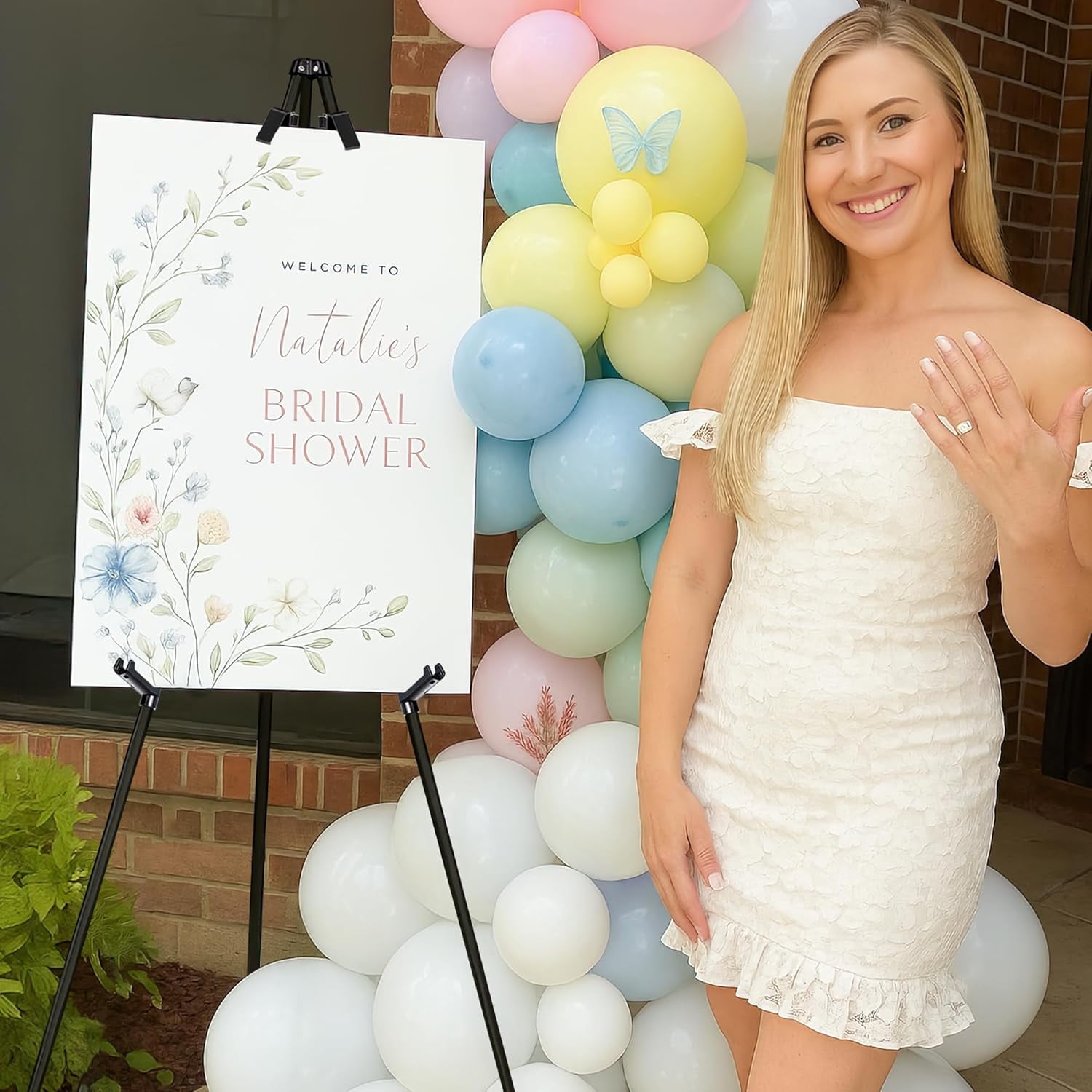 Black Easel Stand for Wedding Signs, Posters & Paintings - 63 ...