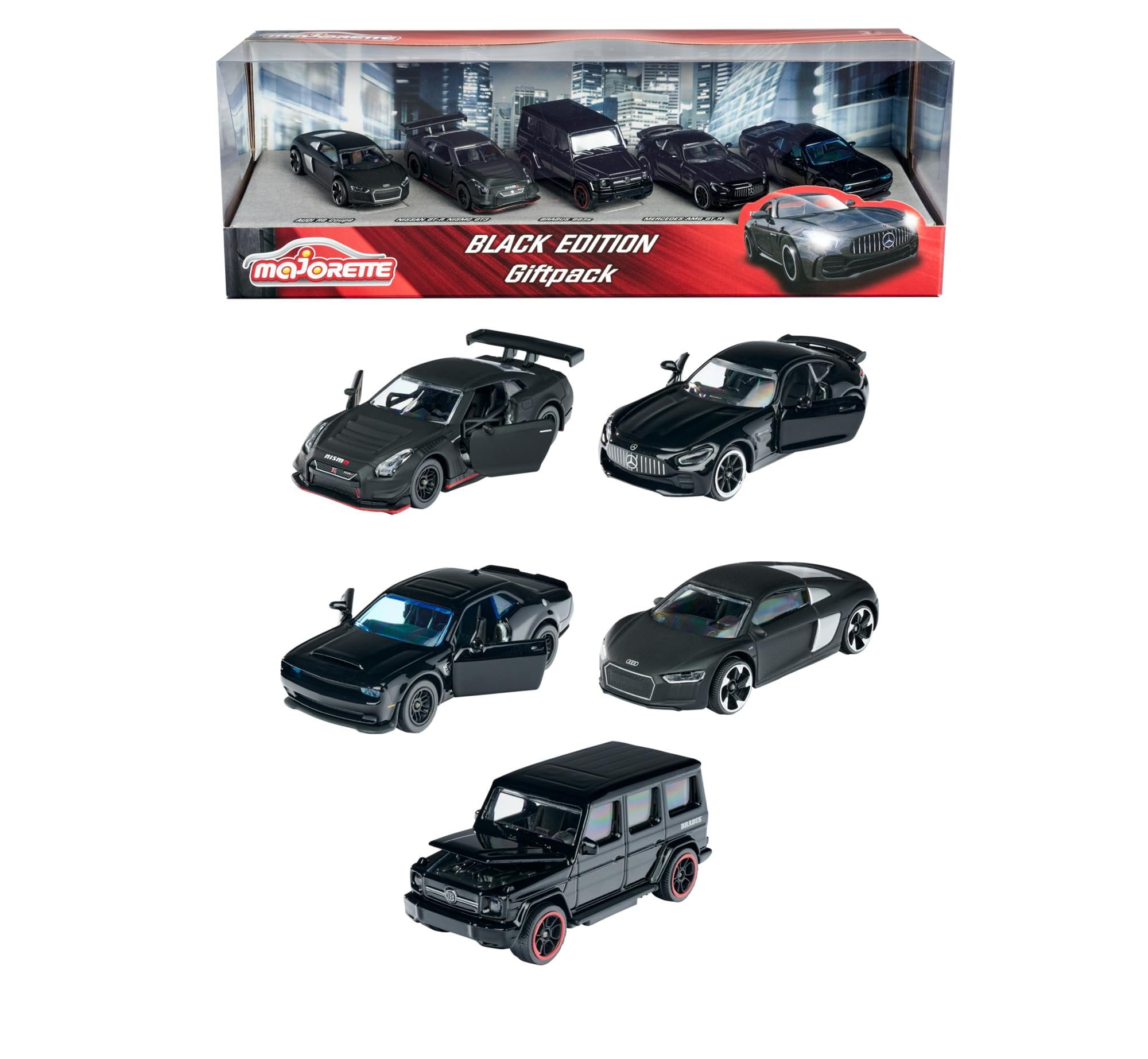 Black Edition (2023) Giftpack 5 Piece Set 1/64 Diecast Model Cars by ...