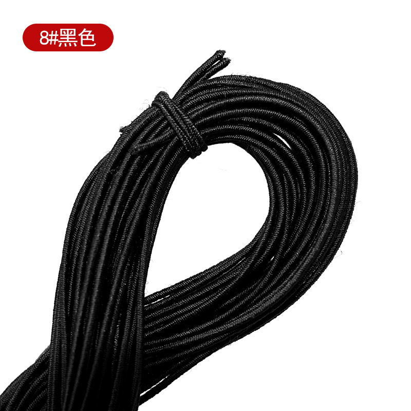 Black Elastic Cord For Jewelry Making Stretchy Necklace And Bracelet ...