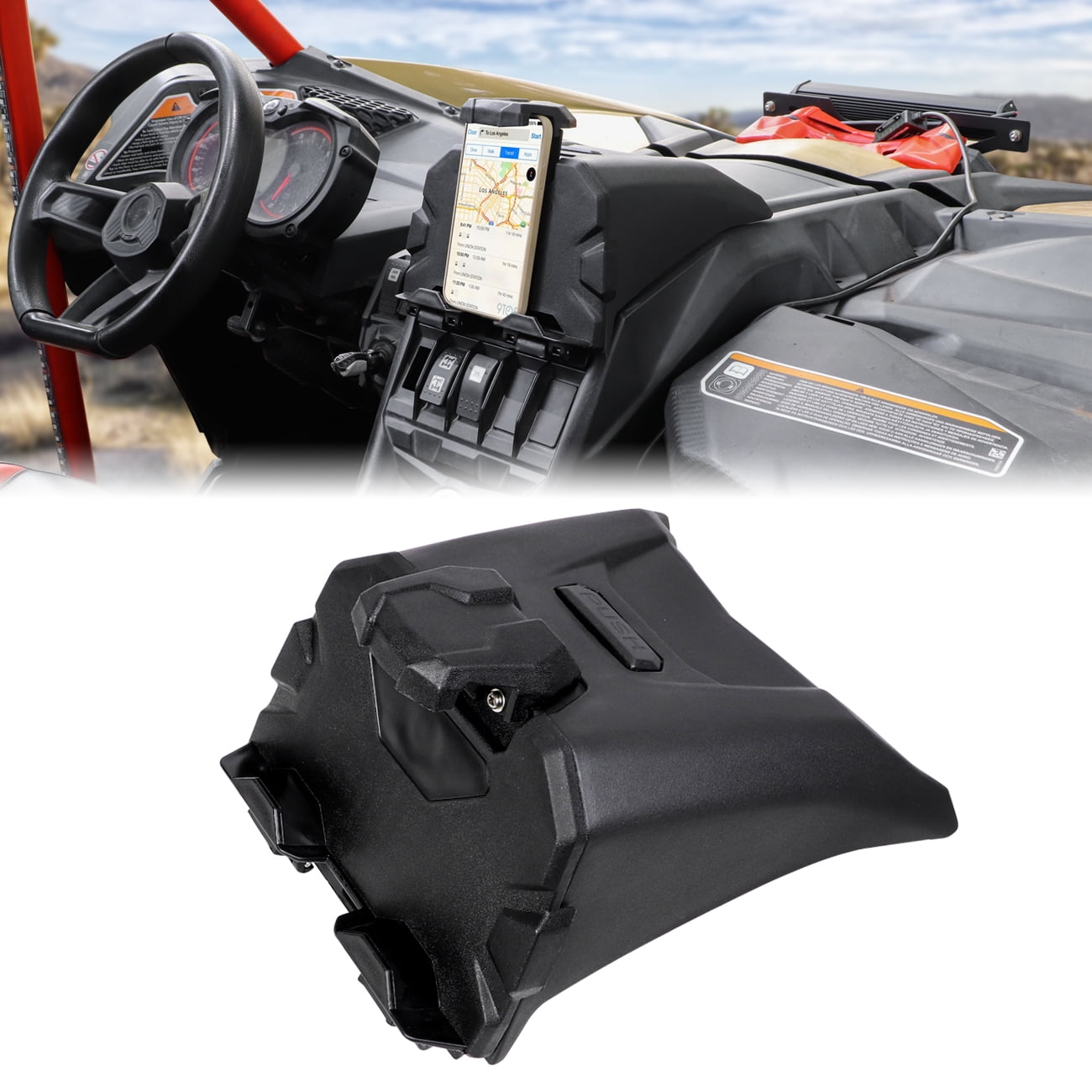 Black Electric Device Tablet Holder GPS Mount for 715002874 Can Am ...