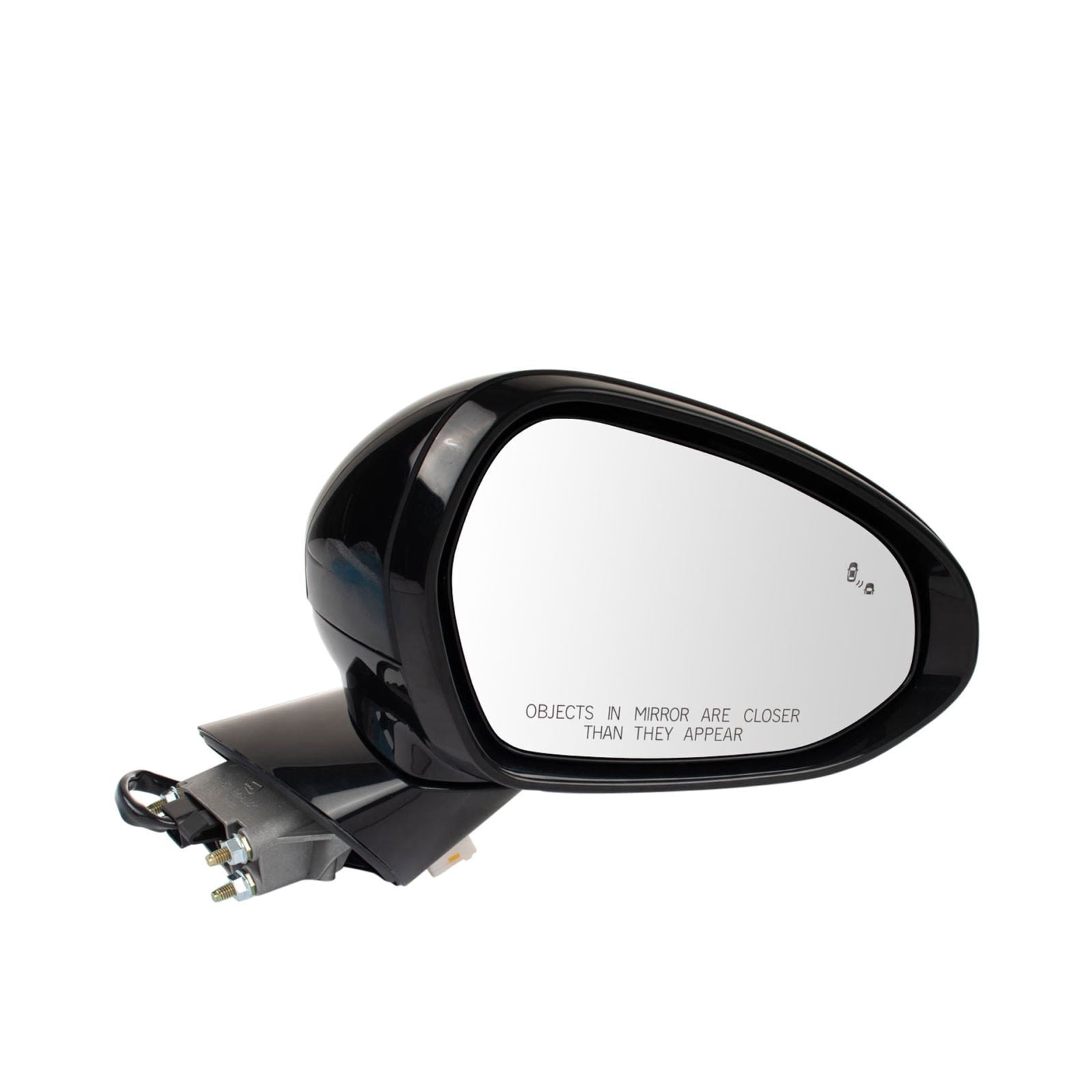 Black Electric Folding Mirror with Blind Spot Indior for 2021-2024 for ...