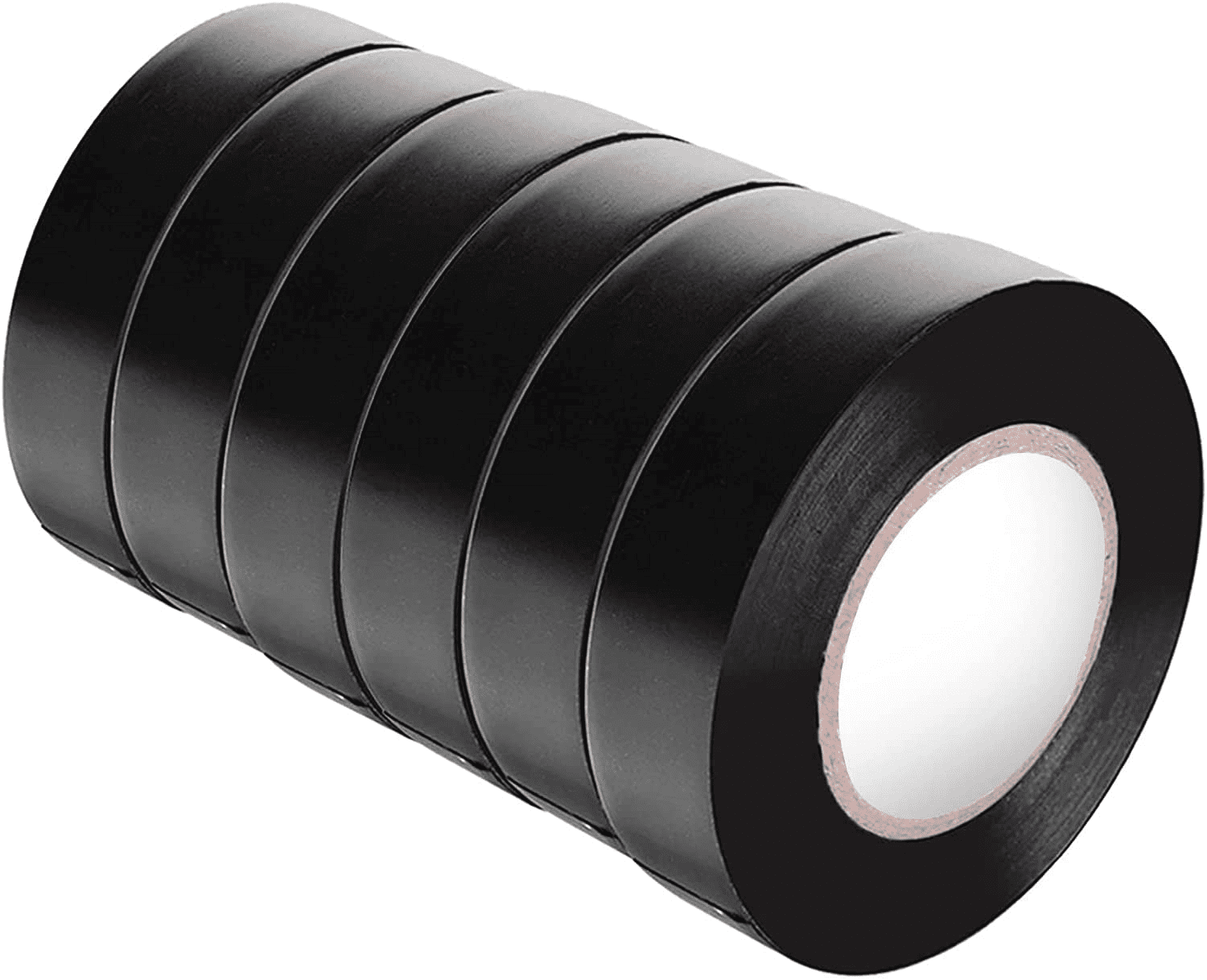 "Viaky Black Heavy-Duty Heat-Resistant Electrical Tape, 6 Pack, 0.6 ...