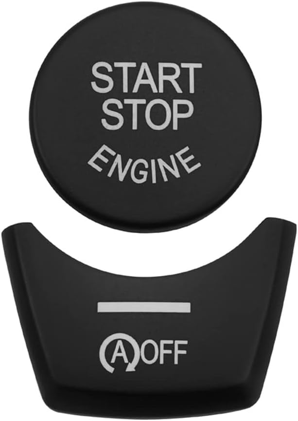 Black Engine Start Stop Switch Button Cover Sticker for 5 GT5 6 7 ...