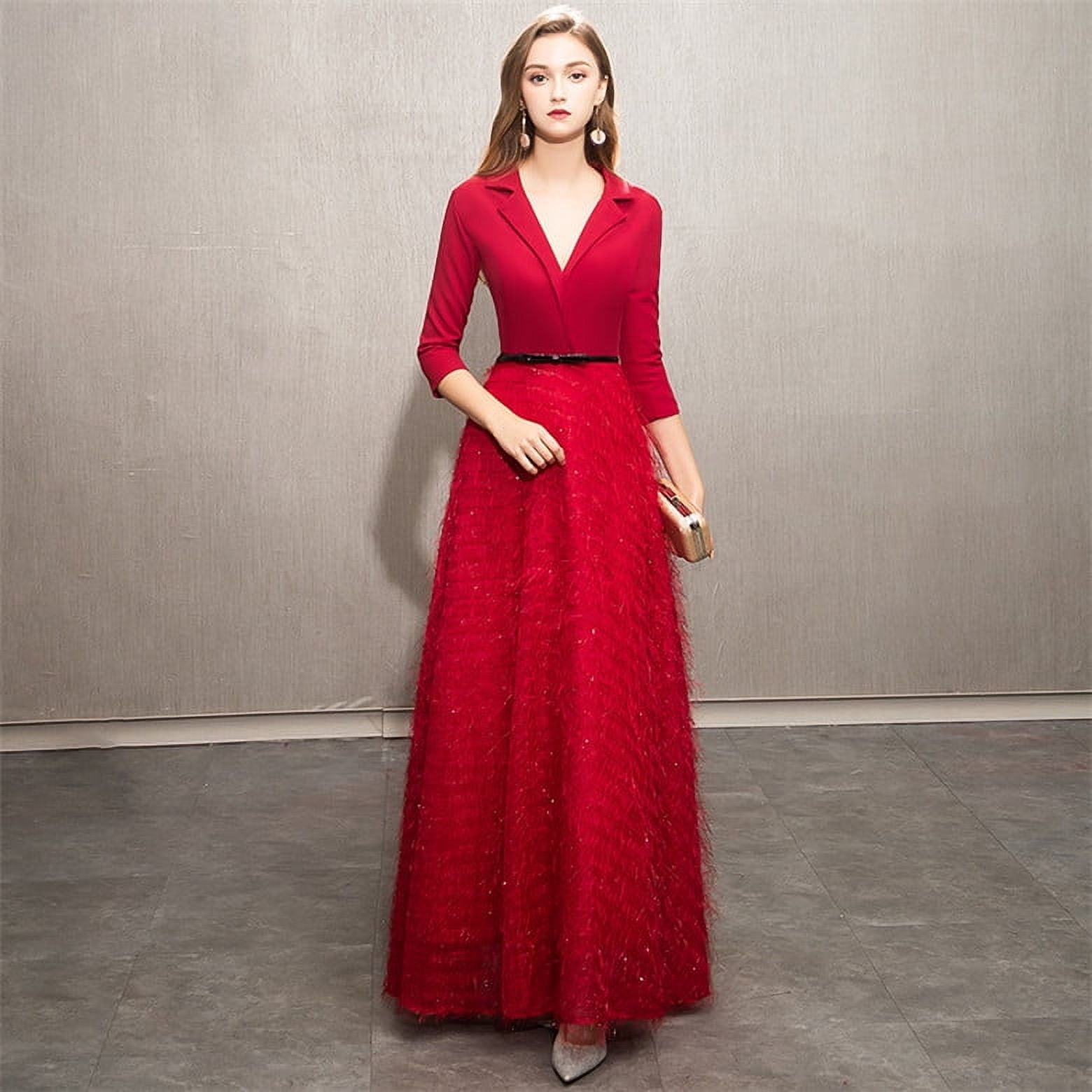 Black Evening Dresses Elegant Lace Evening Gowns Long Formal Evening ...