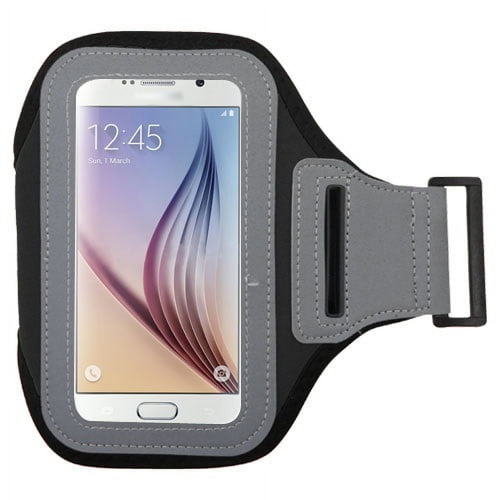 Black Exercise Running Fitness Armband For Samsung Galaxy Note 3 / Note 4 / Note 5 / Note 7 / S7 ...