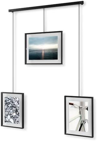 Black Exhibit Multi Picture Frame Photo Display - Walmart.com