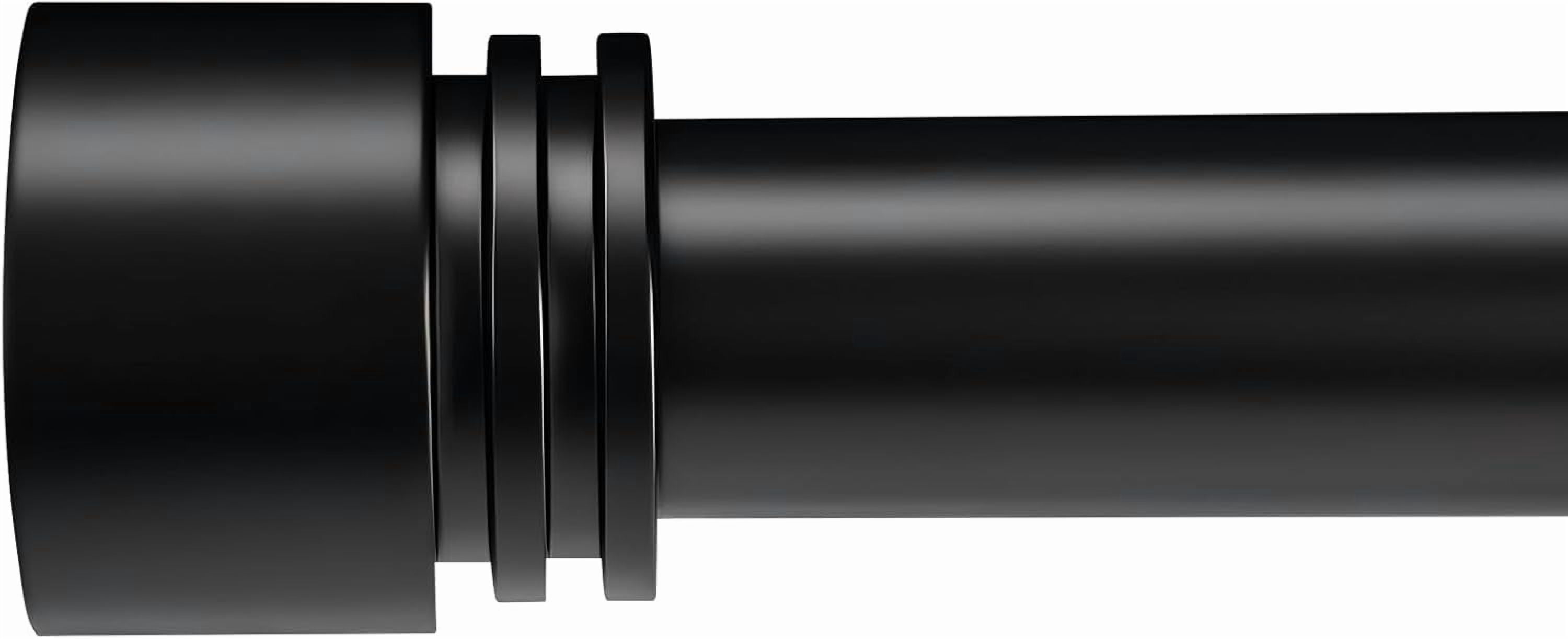 Black Extra Long Curtain Rods for Windows 240 Inches, 1 Inch Adjustable ...