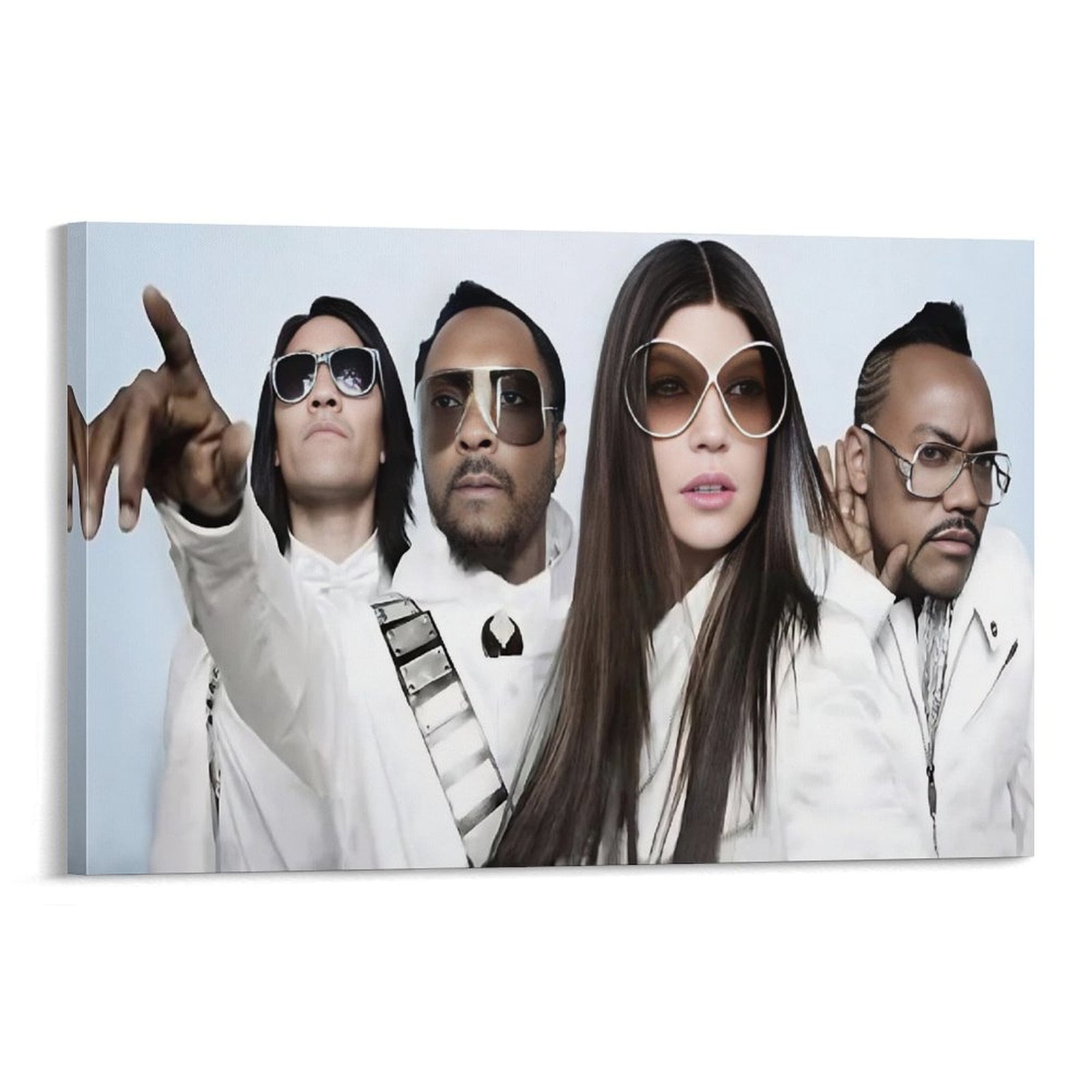 Black Eyed Peas Hip Hop Pop Music Group Retro 4 Poster Mural Posters ...
