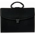 Black Fabric Expanding File Organizer with 26 Pockets, Legal Size ...