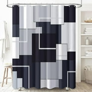 Abstract Shower Curtain, Multicolored Expressionist Work of Art Vibrant ...