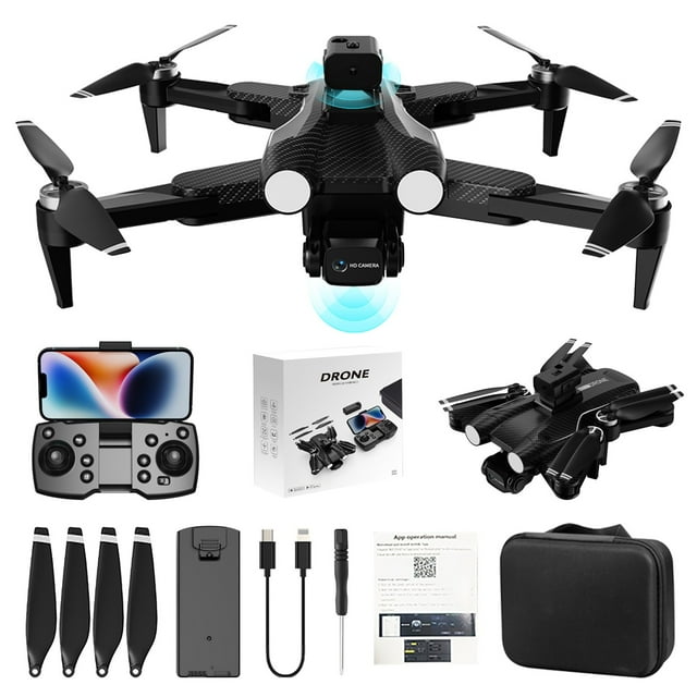 Black Falcon 4K Drone With Camera Fmlxio Brushless Motor Drones With ...