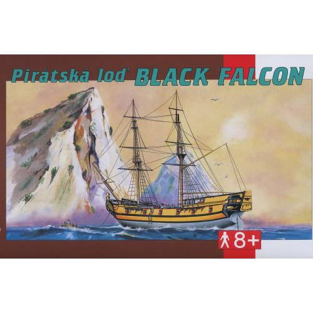 Black Falcon Pirate Ship Frigate (1/120 plastic model kit) - Walmart.com