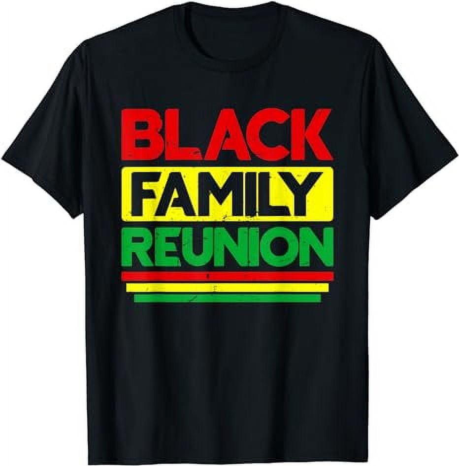 Black Family Reunion African-American Family Tree Lover T-Shirt ...
