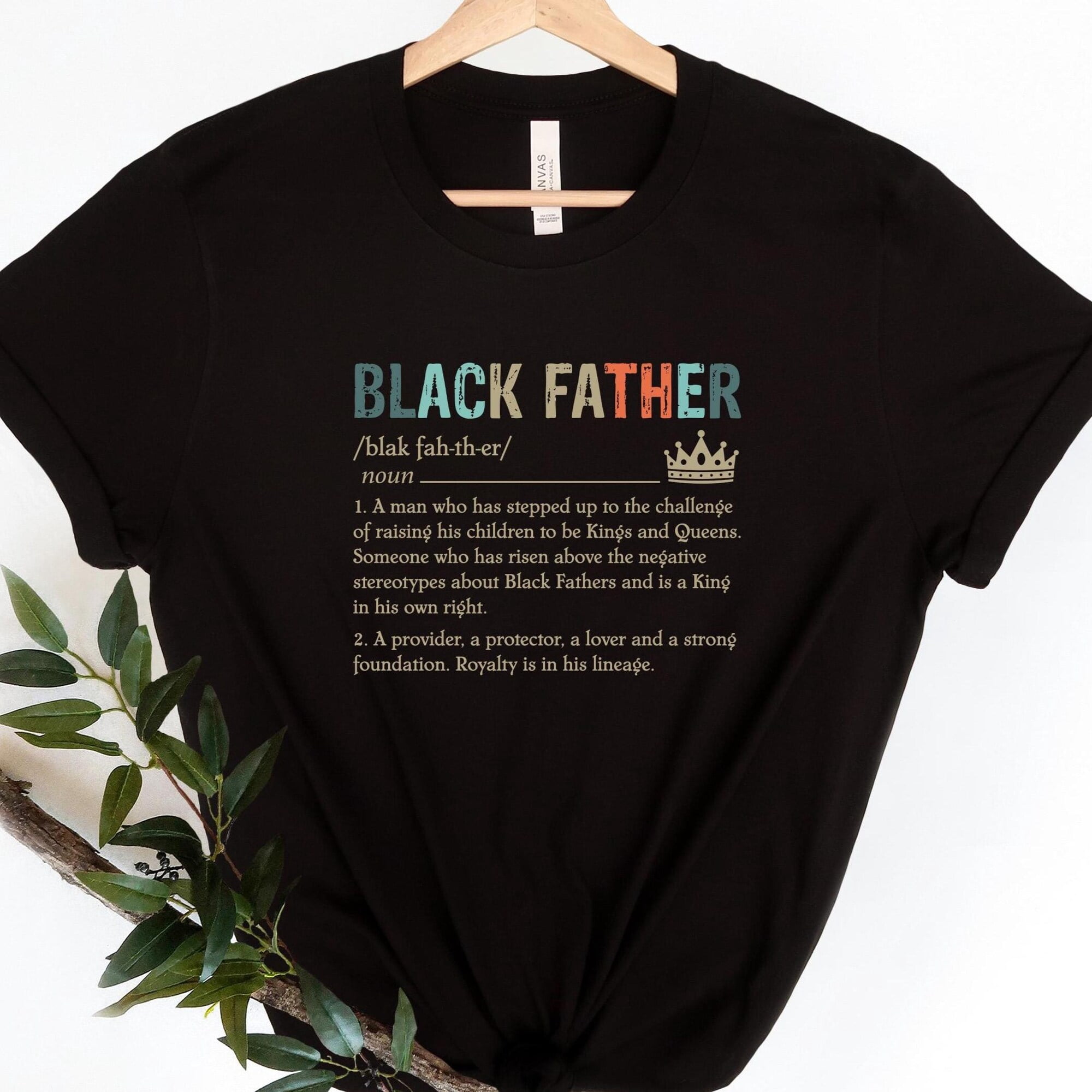 Black Father Definition TShirt African American Dad Gift Proud Black ...