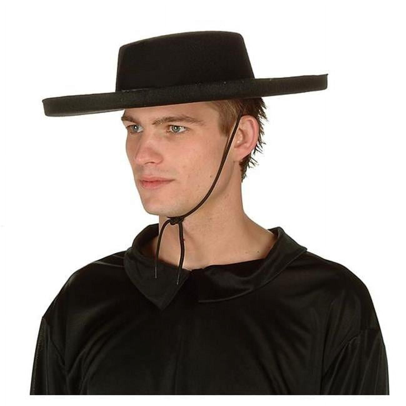 Black Felt Bandit Hat Costume - Walmart.com