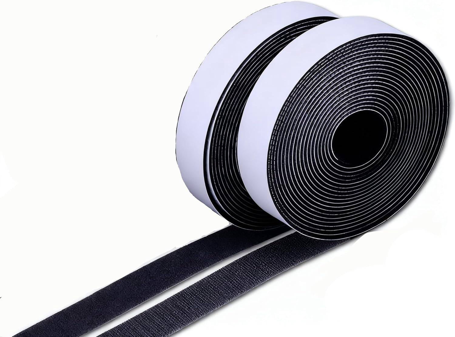 Black Felt Tape, Felt Strips with Adhesive Backing, 2mm Thick Self ...