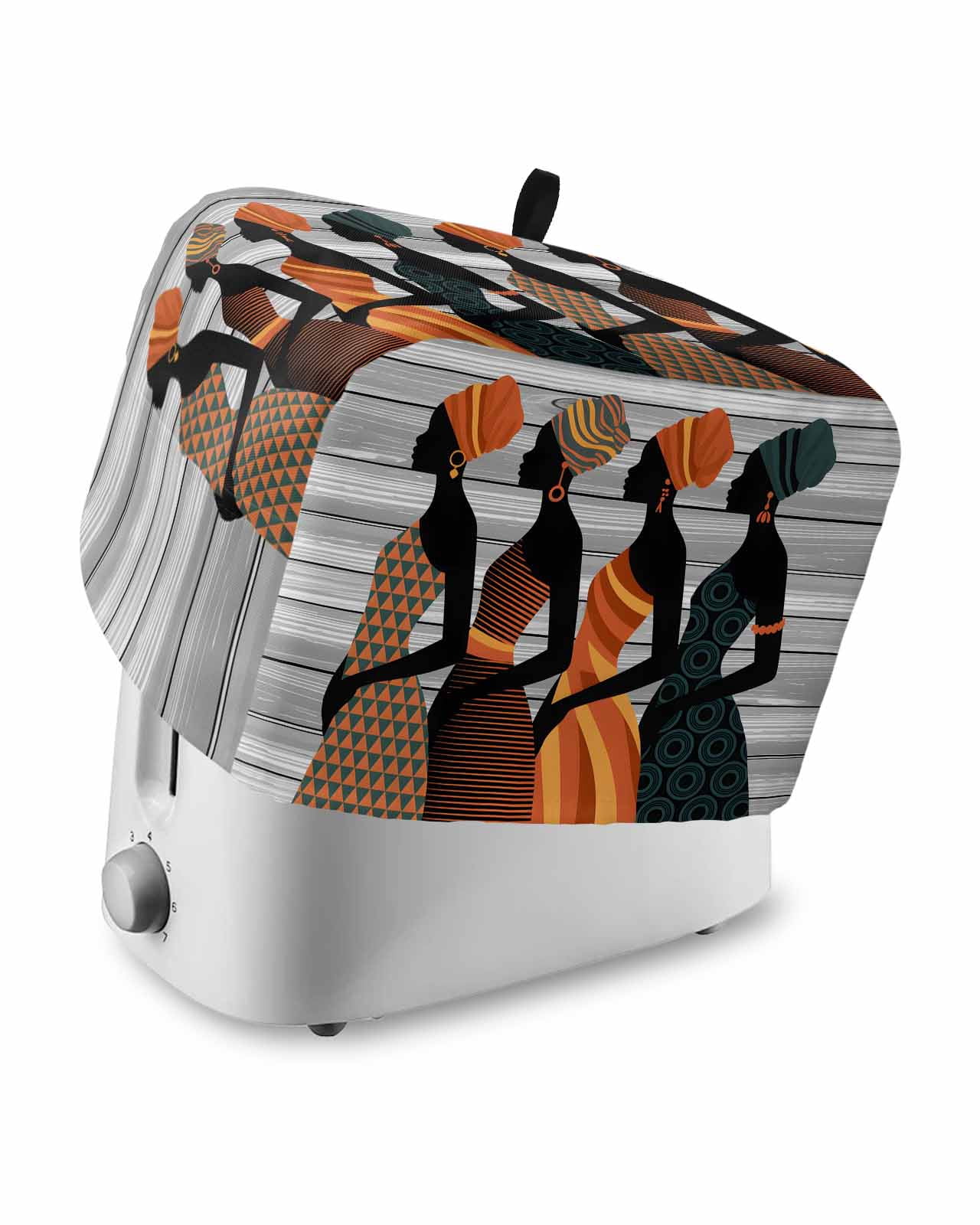 Black Female Toaster Cover 2 Slice, Small Kitchen Appliance Covers ...