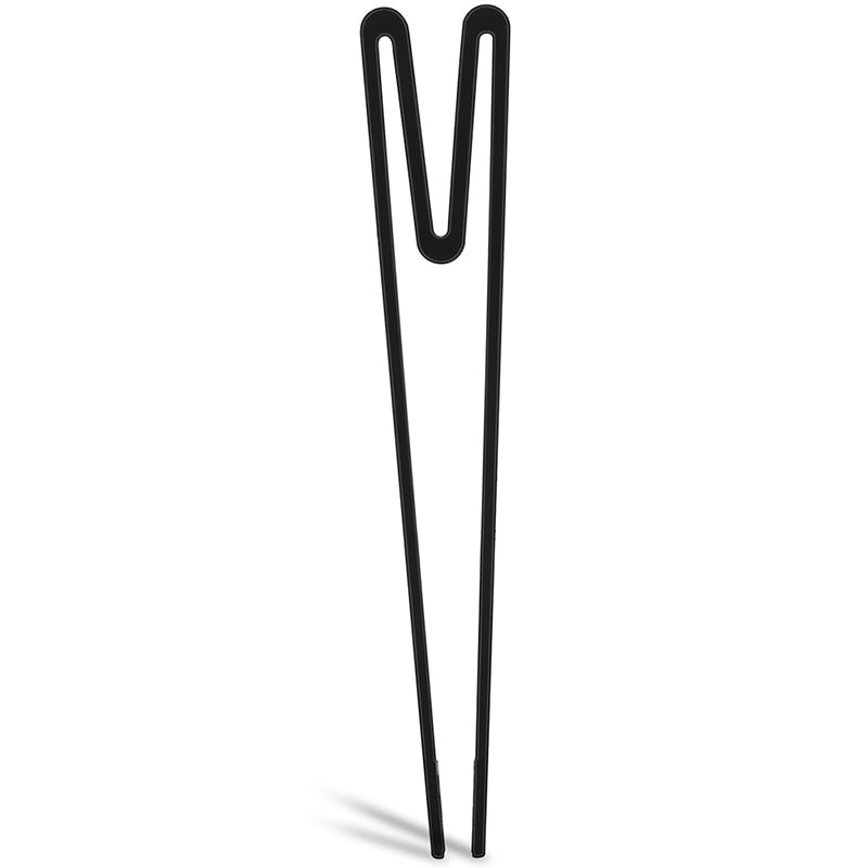 (Black) Finger Chopsticks Game Player Snack Chopstick Holder Plastic ...
