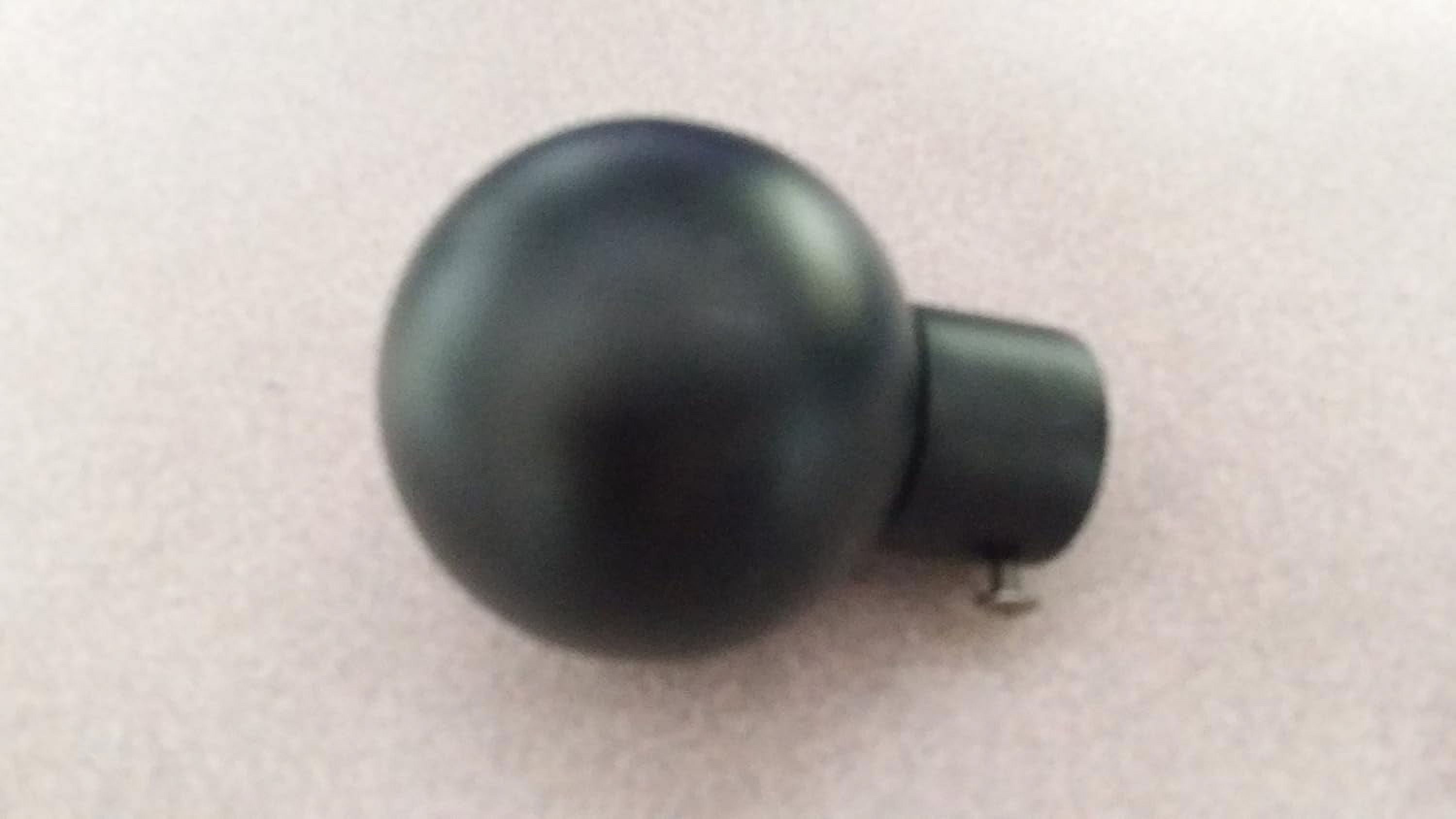 Black Finials for 1" Drapery Iron Hardware - Sold as a Pair - Walmart.com