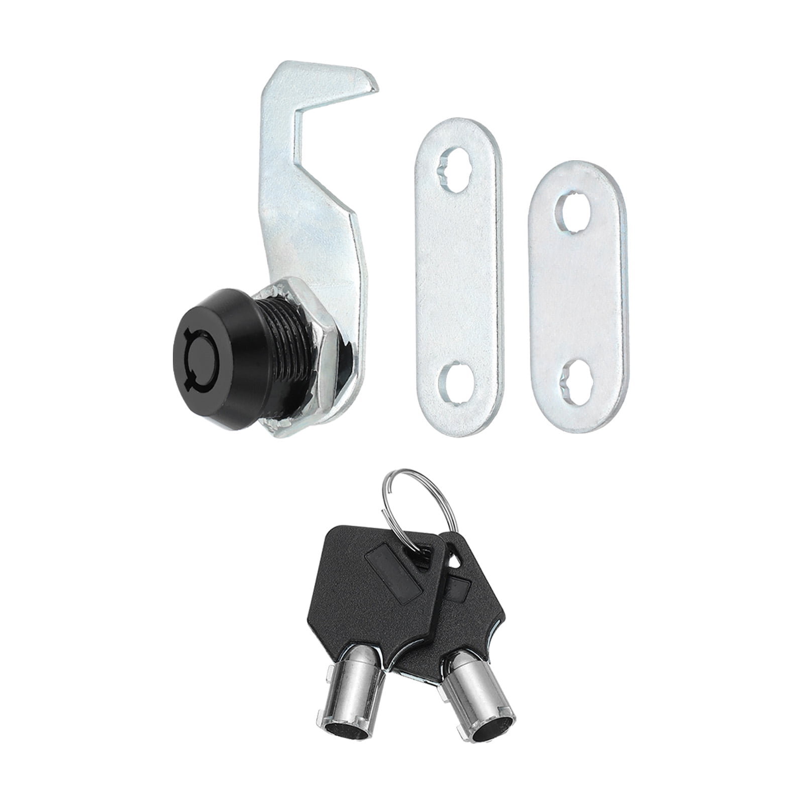 Black Finish Cam Lock 5/8 Inch, Cylinder Cabinet Locks Keyed Alike Zinc ...