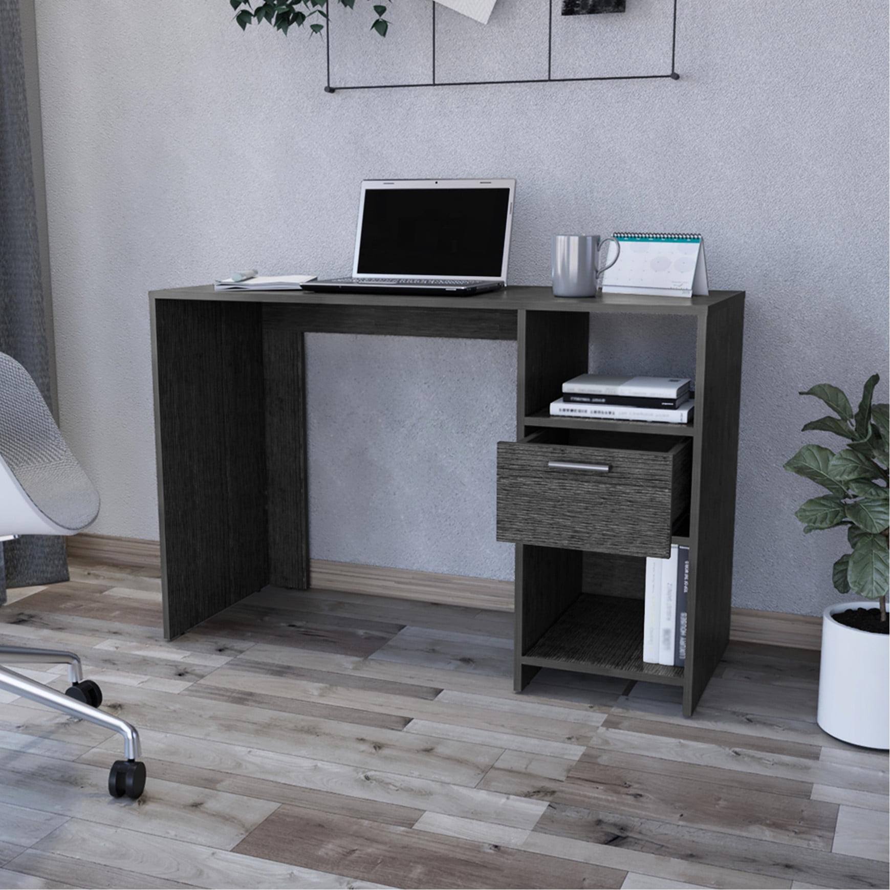 Black Finish - Single Drawer for Private Items - Office Cubicle ...